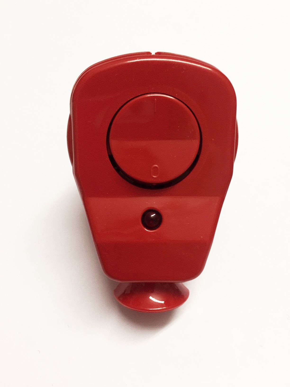 Schuko Plug switch LED transparent-red - Lamp Accessories